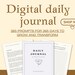 Yearly Digital Journal, 365 Prompts for 365 Days, Daily Reflections ...