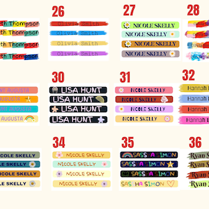 Waterproof Name Labels – Dishwasher Safe, Personalized School Supply ...