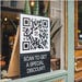 Custom QR Code Window Cling Decal – Static Cling Vinyl Sticker for ...