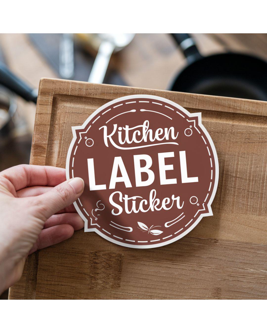 Custom Kitchen Labels – Waterproof, Oil-resistant & Durable | Pantry ...