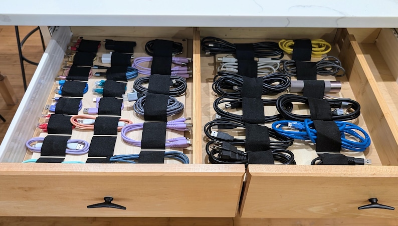 Cabledeck: Computer Cable Organizer for Wall or Drawer Handcrafted From ...