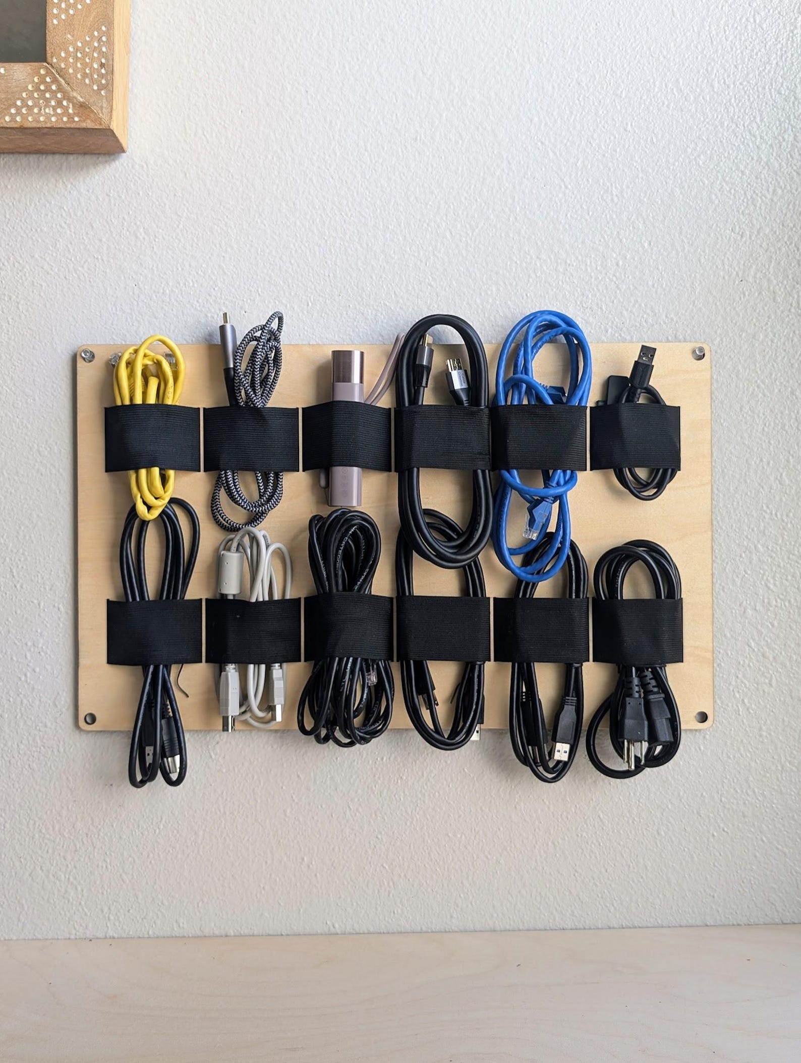 Cabledeck: Computer Cable Organizer for Wall or Drawer Handcrafted From ...