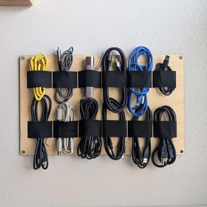 Cabledeck: Computer Cable Organizer for Wall or Drawer Handcrafted From ...