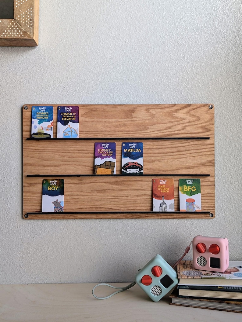 Storydeck Board Yoto Card Holder Organizer Display Board From Oak - Etsy