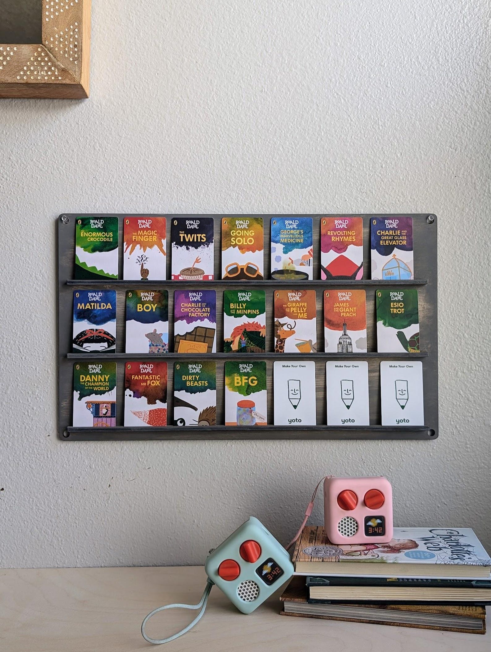 Storydeck Board Yoto Card Holder Organizer Display Board From Oak - Etsy