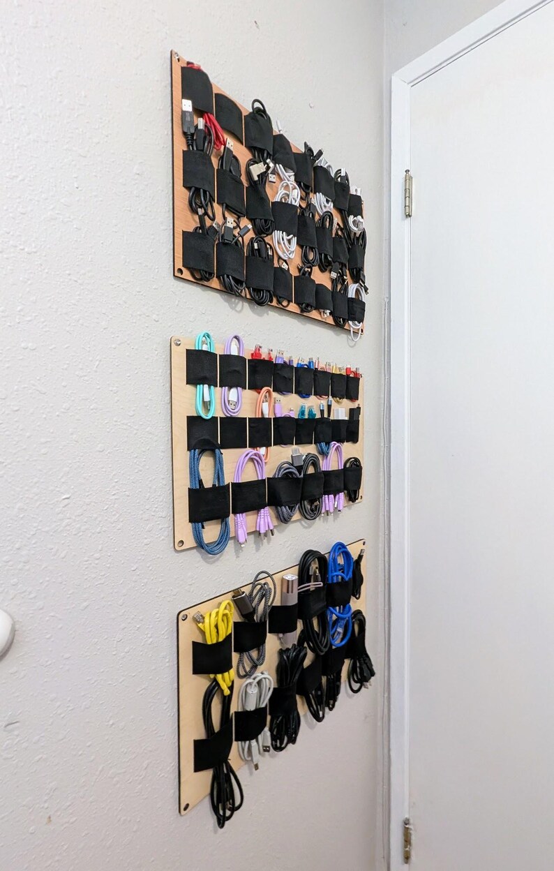 Cabledeck: Computer Cable Organizer for Wall or Drawer Handcrafted From ...