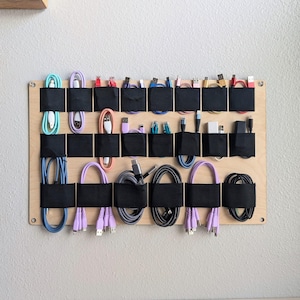 Cabledeck: Computer Cable Organizer for Wall or Drawer Handcrafted From ...