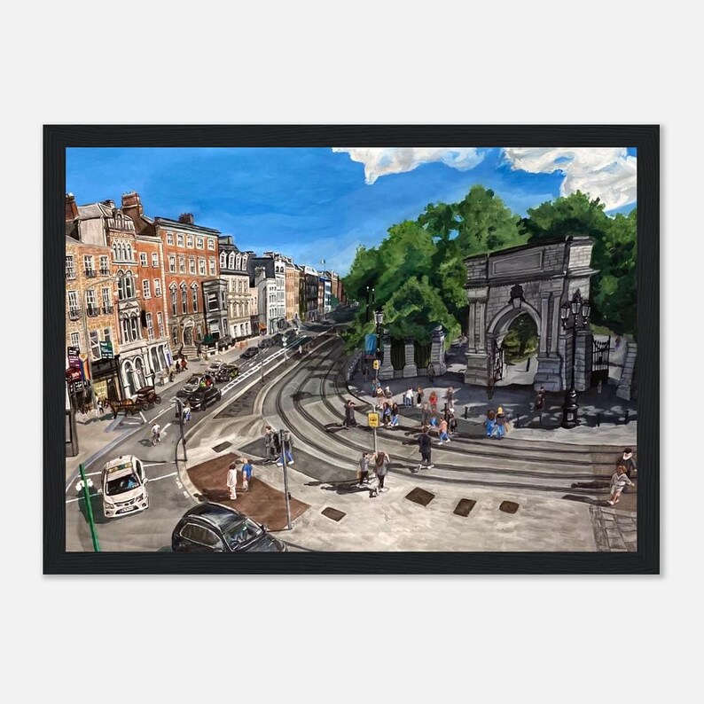 St Stephens Green Painting 2023 - Etsy