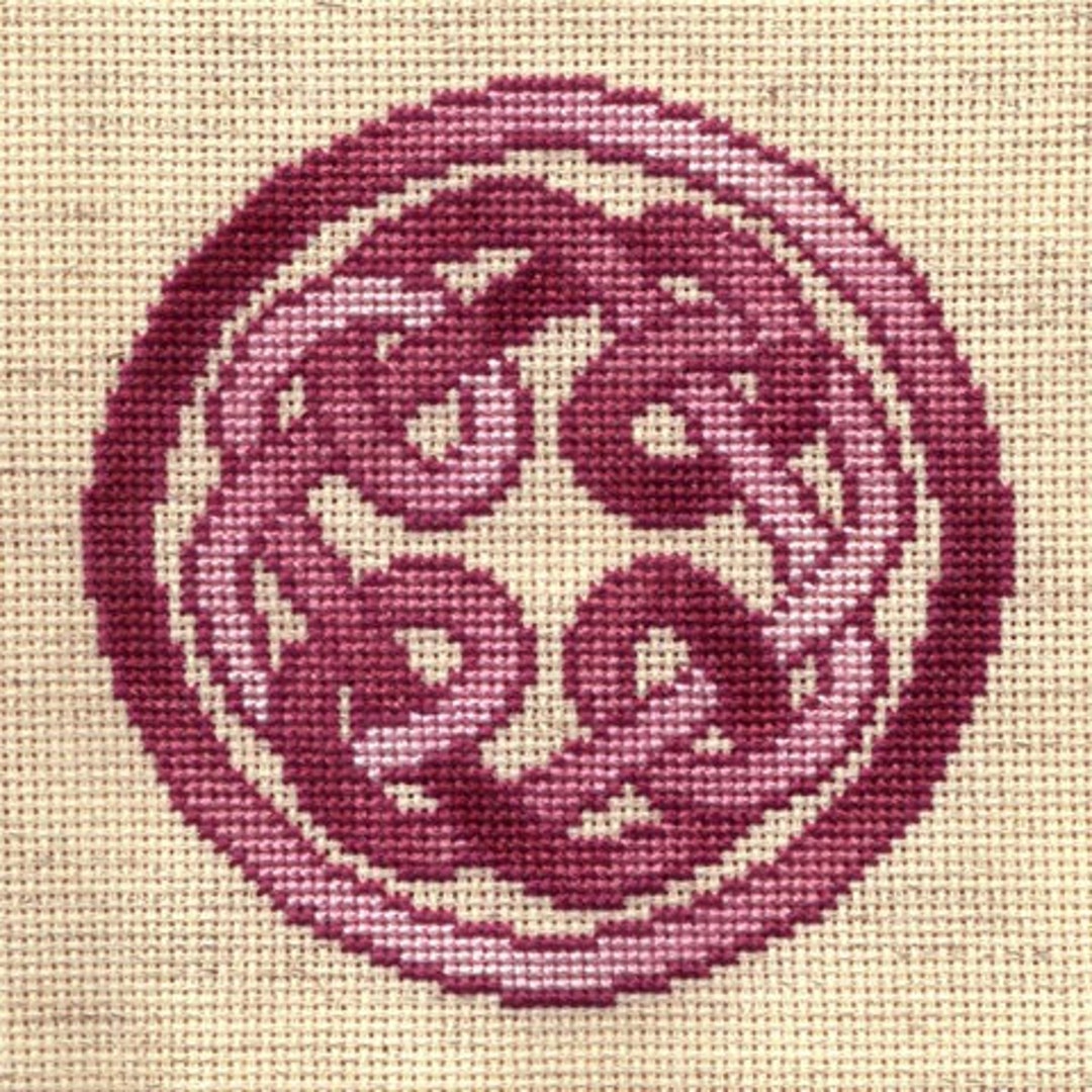 Round Knotwork Cross Stitch Pattern - Digital Download - Etsy