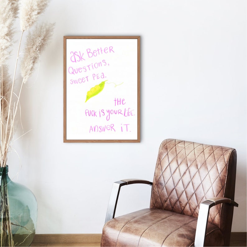 The F*** is Your Life Cheryl Strayed Quote Poster Digital Download - Etsy