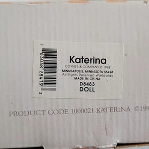 Sisters Collection Katerina Porcelain Doll Victorian Flowered Dress ...