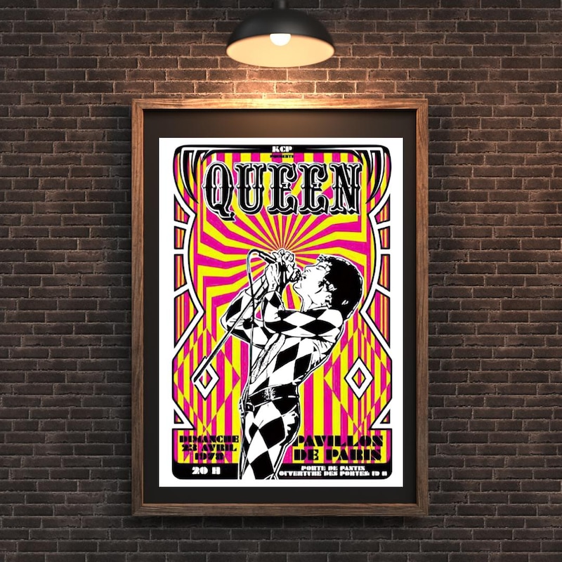 Queen Band Poster - Etsy