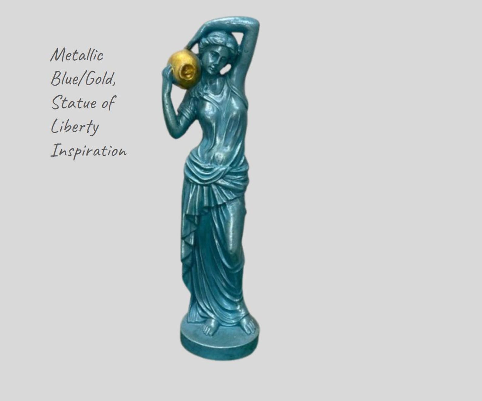 Dione the Divine Water Goddess Garden Statue. Handmade Cement Outdoor ...