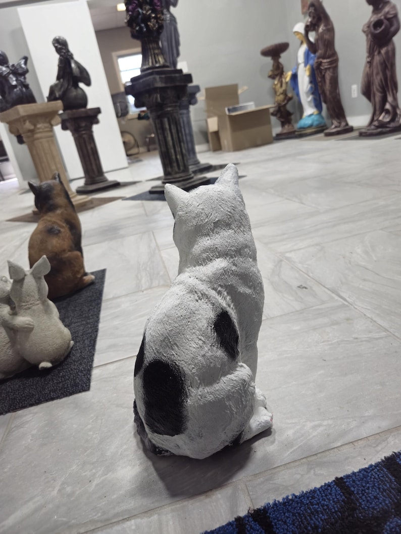 Life-size Cat Statue Upright Memorial Cat Statue Handmade and Can Be ...