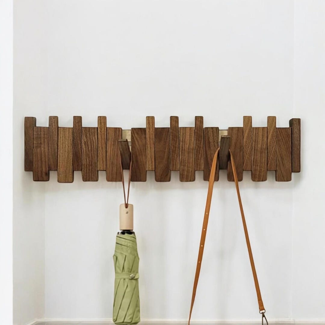Piano Key Hooks Solid Wood Hooks Coat Racks Hang Creative Hooks for ...