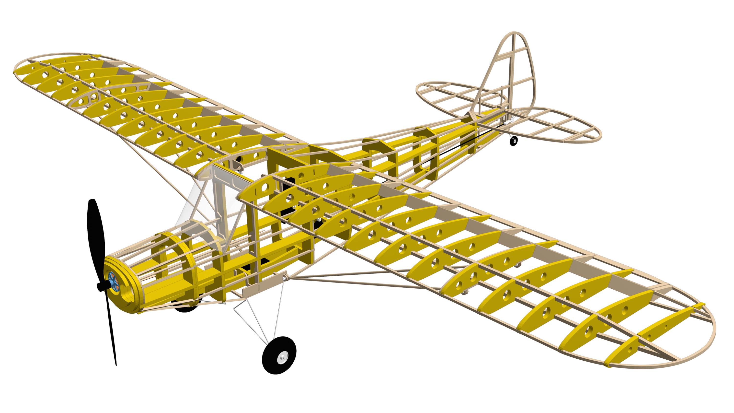 Piper PA-18 Super Cub J3 RC - Laser/cnc Cut Files - Etsy