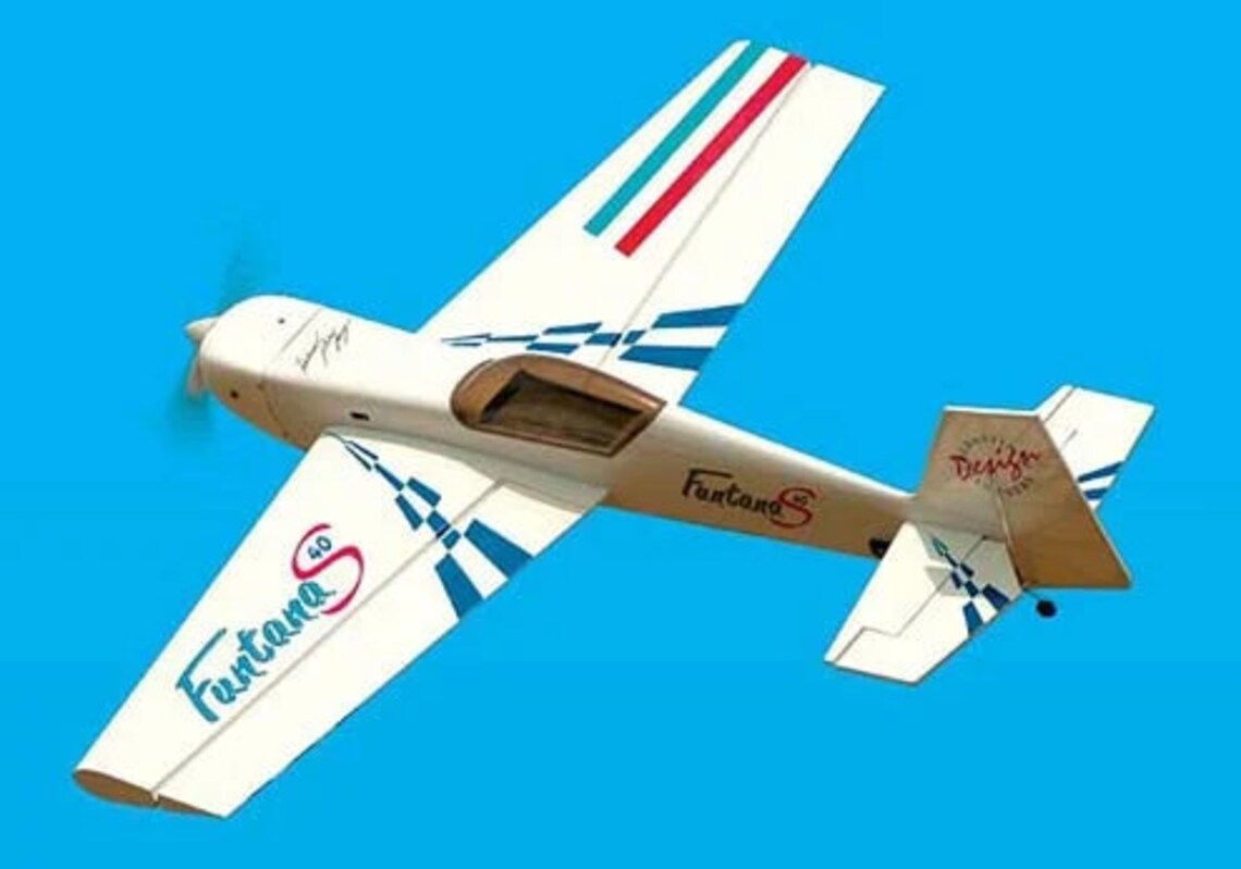 Funtana 40 Rc Model Aircraft - Cnc / Laser Cut Files - Etsy