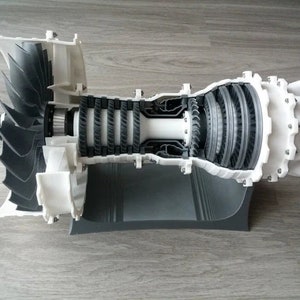 3D Printable Jet Engine - STL Files for Printing - Etsy UK