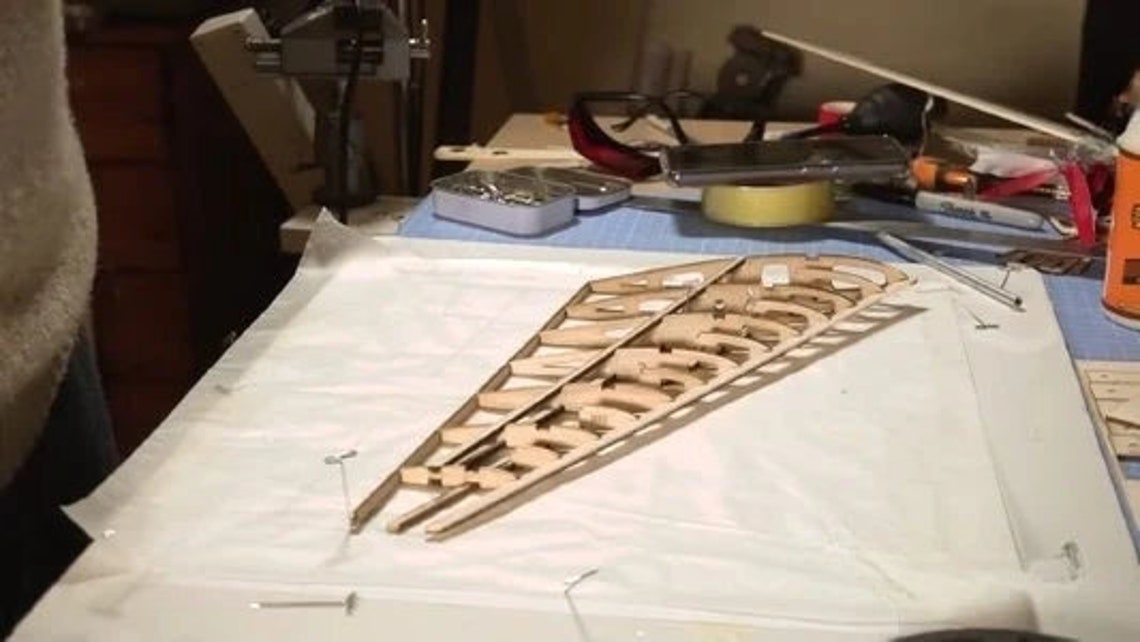 Flyingwing RC Model Aircraft - Laser/cnc Cut Files - Etsy