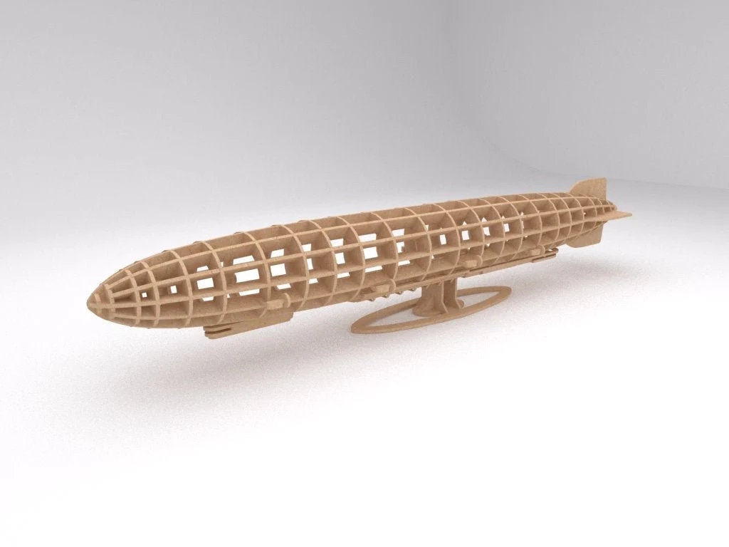 Zeppelin Airship - CNC Files DXF & PDF - Etsy