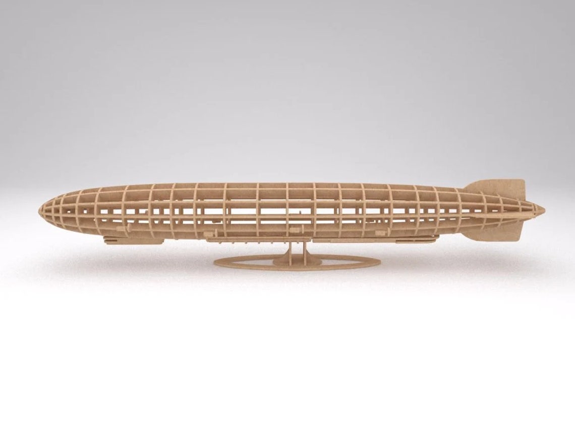 Zeppelin Airship - CNC Files DXF & PDF - Etsy