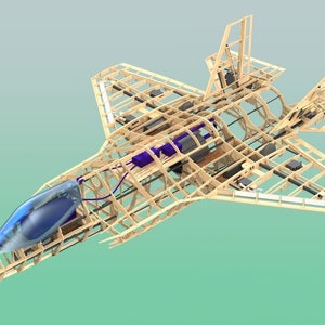 F35 Rc Jet Fighter - Laser Cut Files, Vector Plans, Instant Download ...