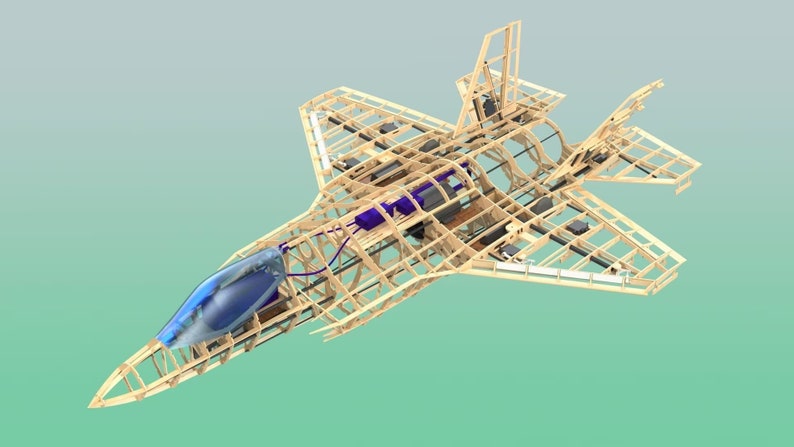 F35 Rc Jet Fighter - Laser Cut Files, Vector Plans, Instant Download ...