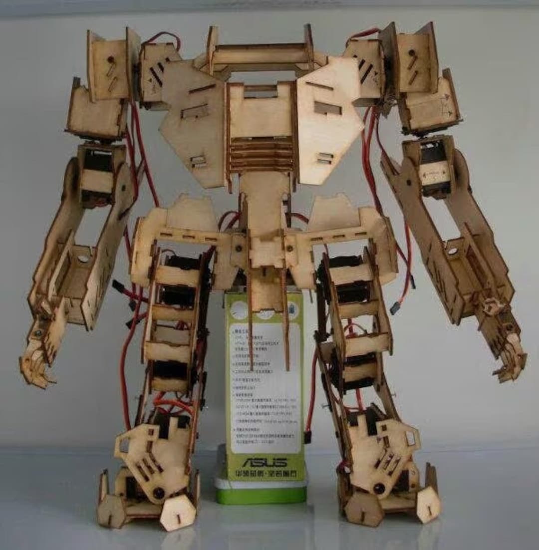 RC Controlled Biped Robot - Laser Cut Files - Etsy