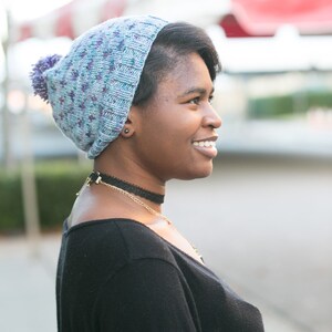 Hand Knitting Hat Pattern // Faded Hat // Fairisle DK Weight Beanie - Etsy