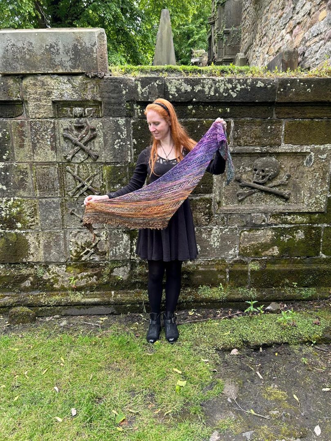 Worst Witch Scarf Knitting Pattern (PDF), Mini Skein Bias Knit - Etsy
