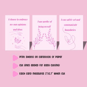 Positive Affirmation Cards for People Pleasers Card Deck for Women ...