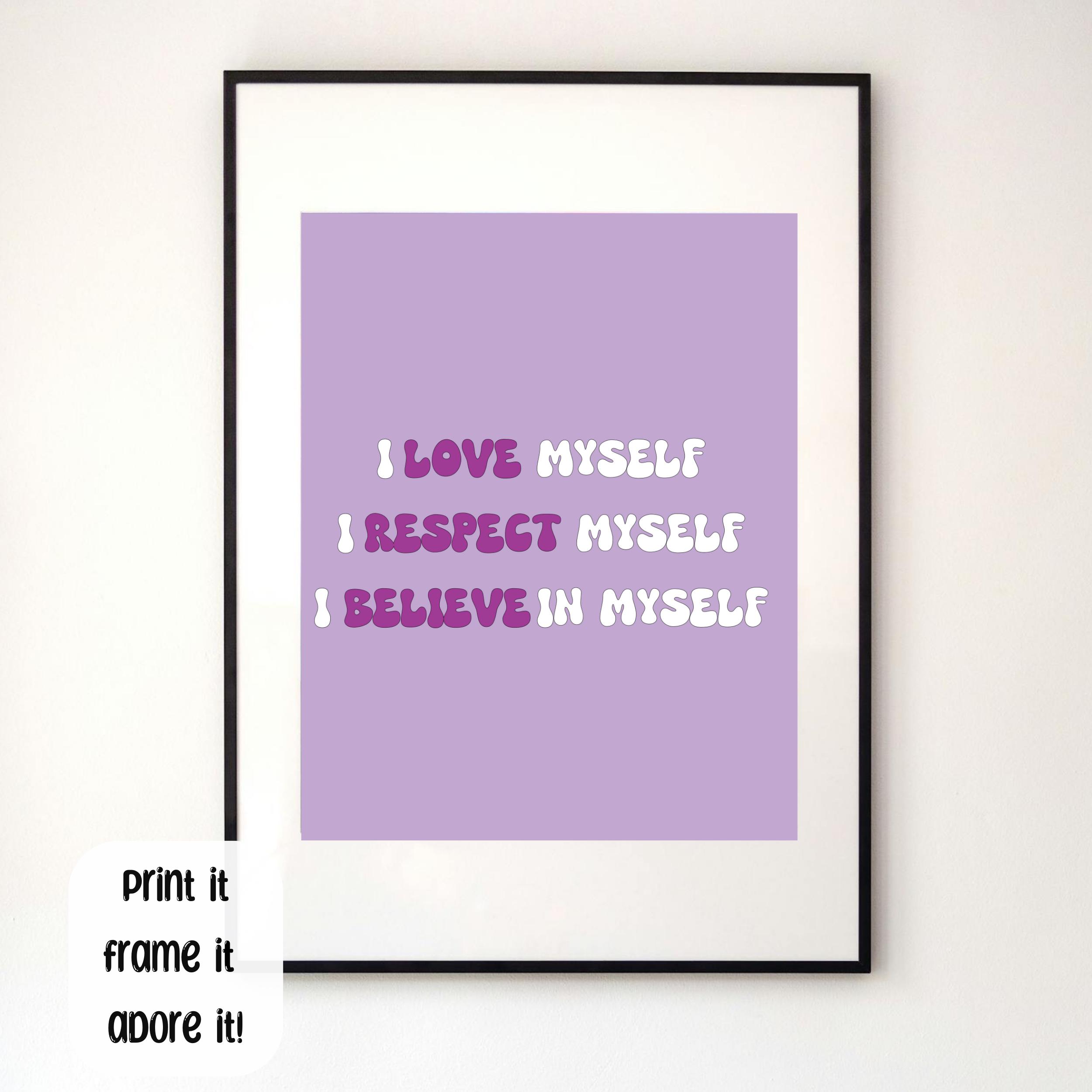 Positive Affirmation Wall Art for Kids Bedroom Decor Kids Classroom ...