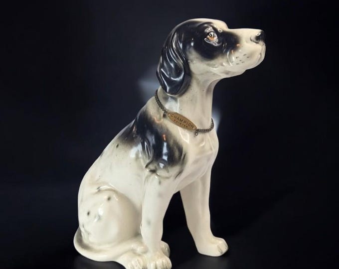Vintage Erich Stauffer "champion Pointer" Dog Figurine – Mid-century ...