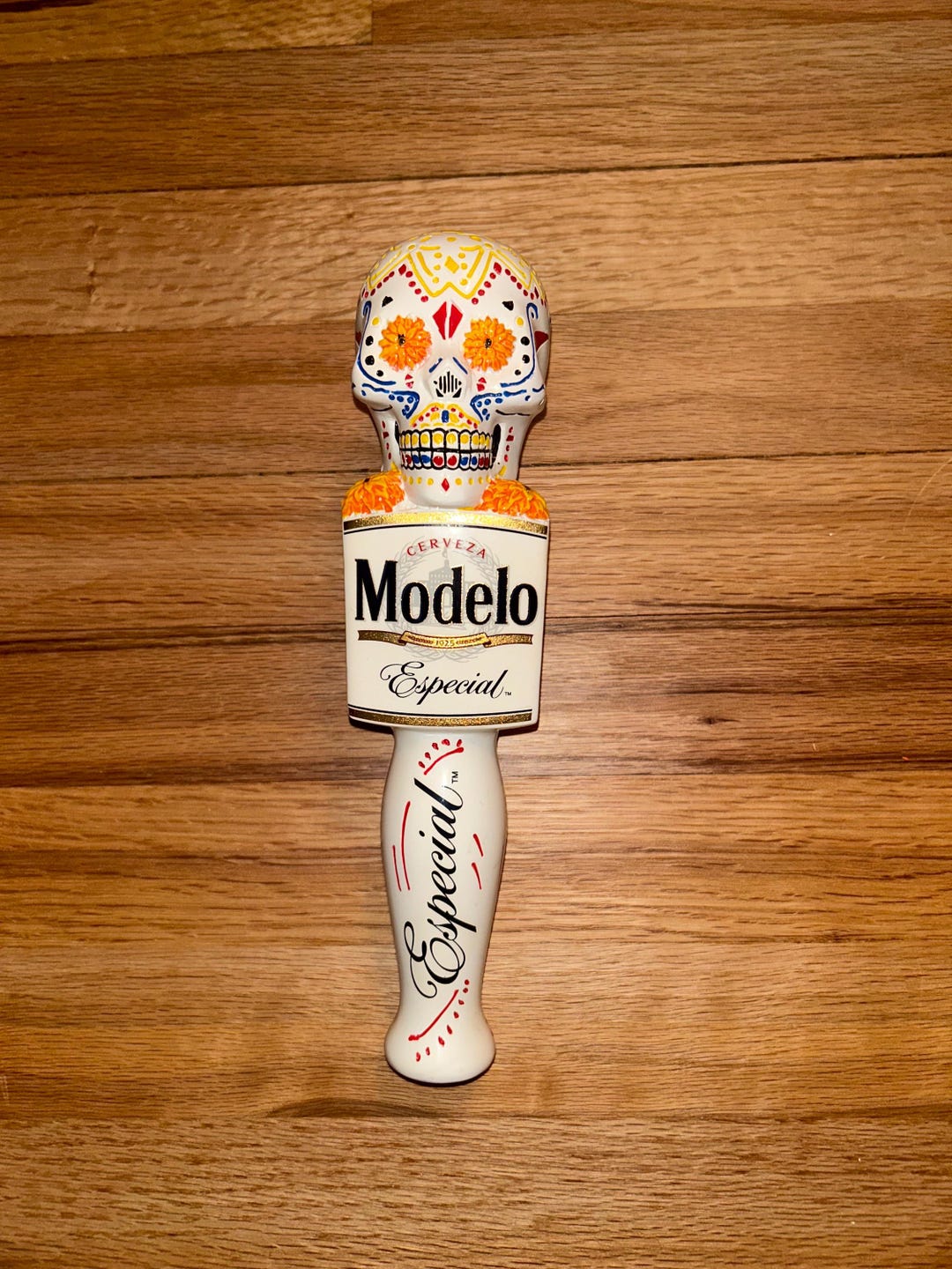 Modelo Day of the Dead Skull Tap Handle - Etsy