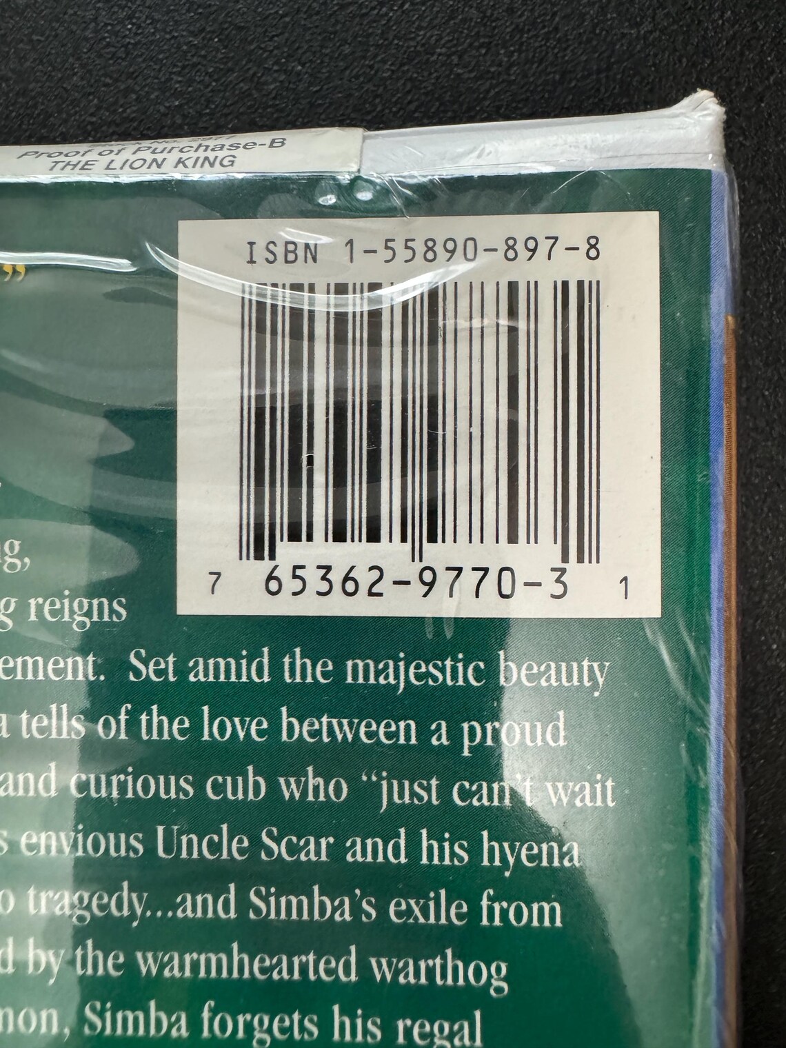 Walt Disney’s the Lion King - Sealed Original Release - Black Diamond ...