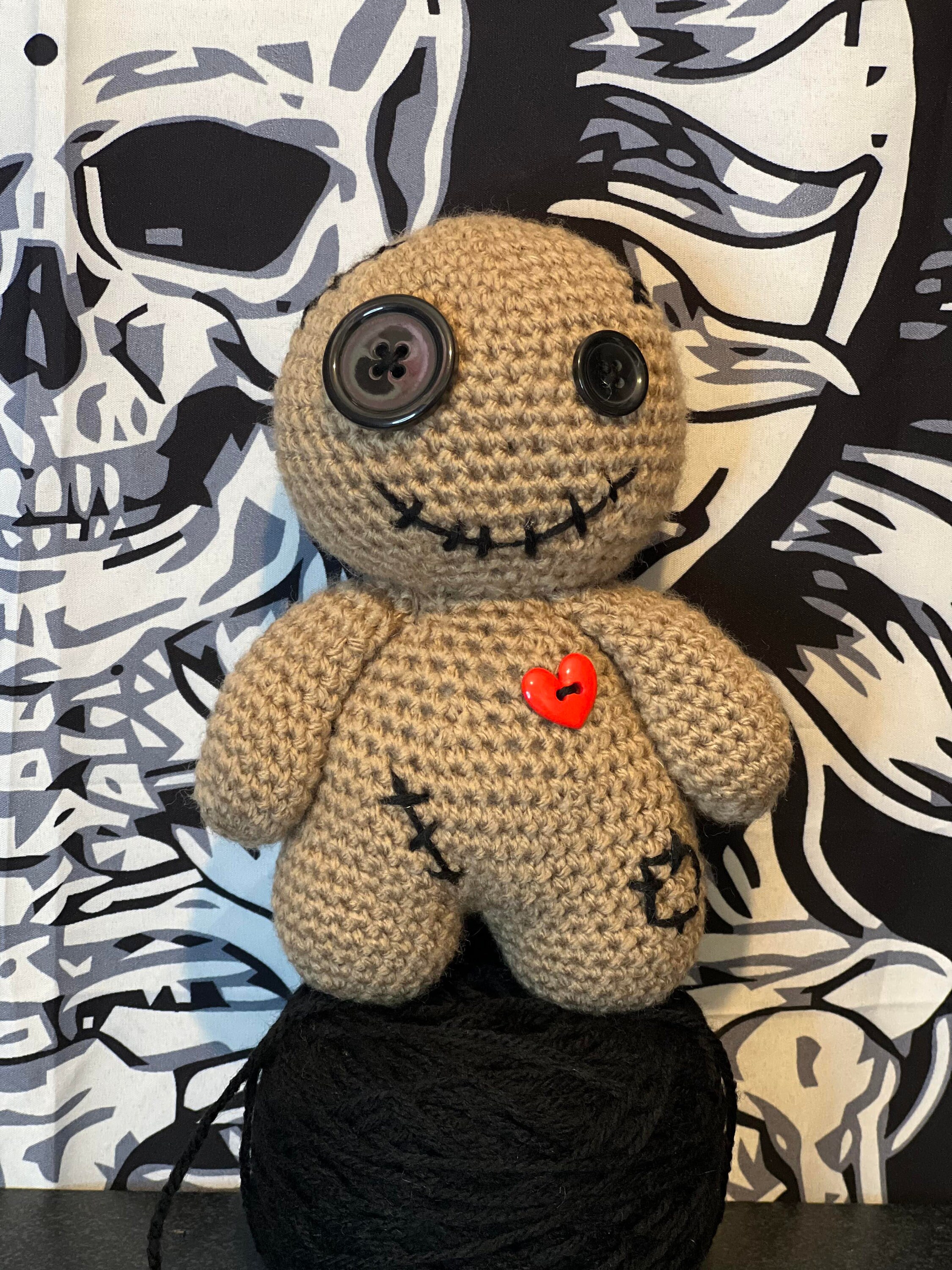 Voo Doo Doll Crochet Pattern PDF Amiguruimi Toy Witchcraft Doll Poppet ...