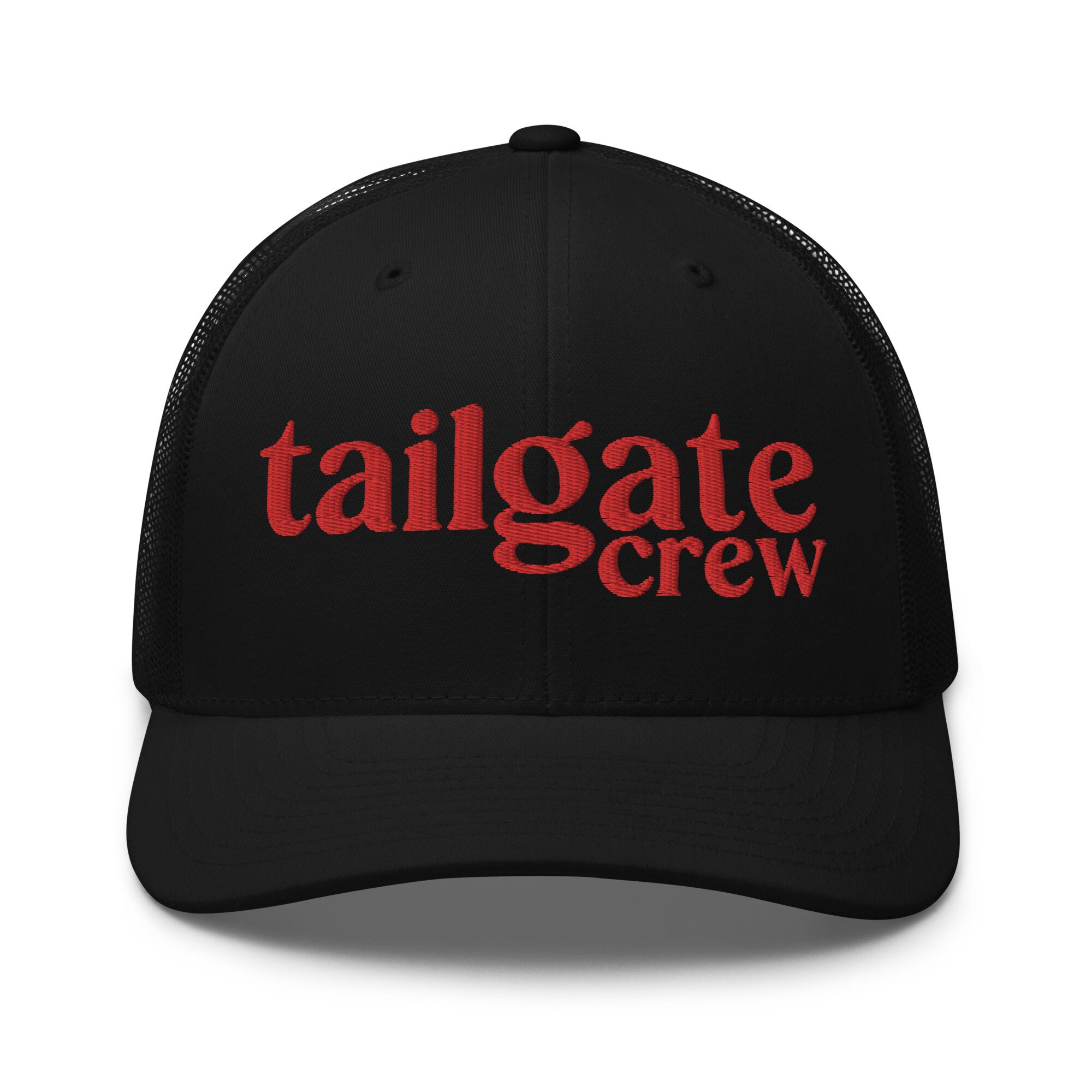 Tailgate Crew Trucker Hat for Football Games Red White Navy Black Game ...