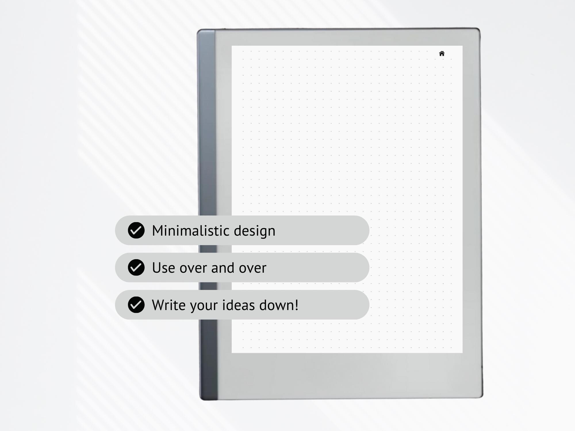 Elegant Bullet Journal Template for Remarkable 2 | Dot Grid ...