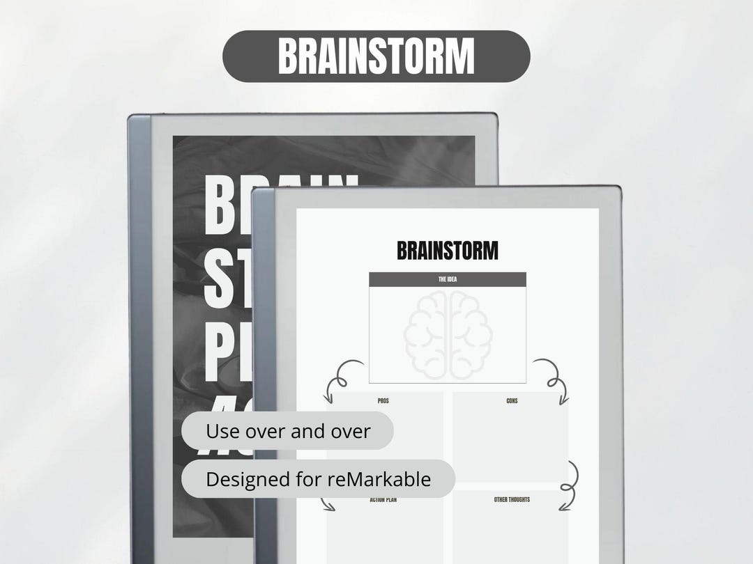 Brainstorm & Idea Template for Remarkable: Digital Mind Mapping and ...