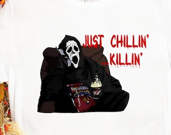 Just Chillin Killin Shirt - Etsy
