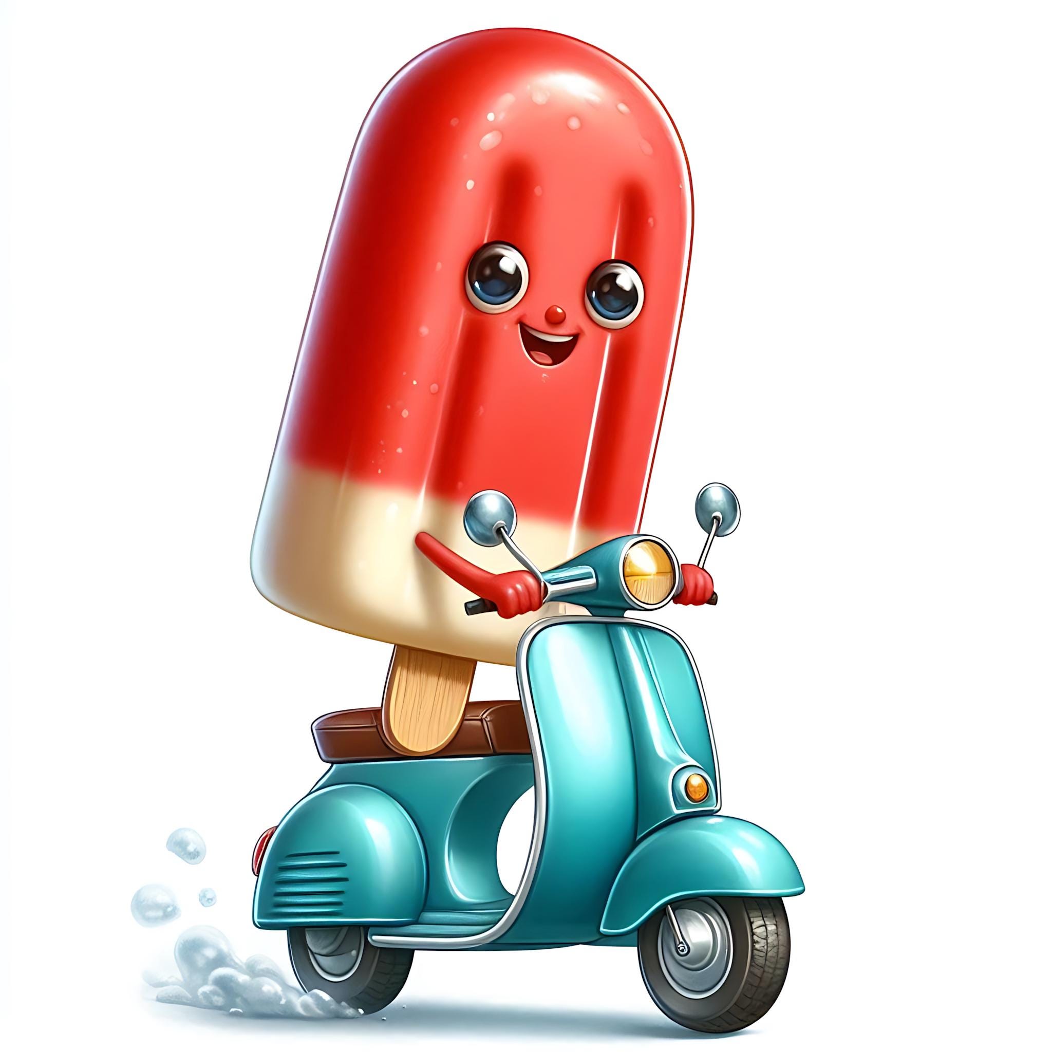 25 Popsicle Clipart PNG Set: Cute Popsicle PNG Summer Treats Popsicle ...