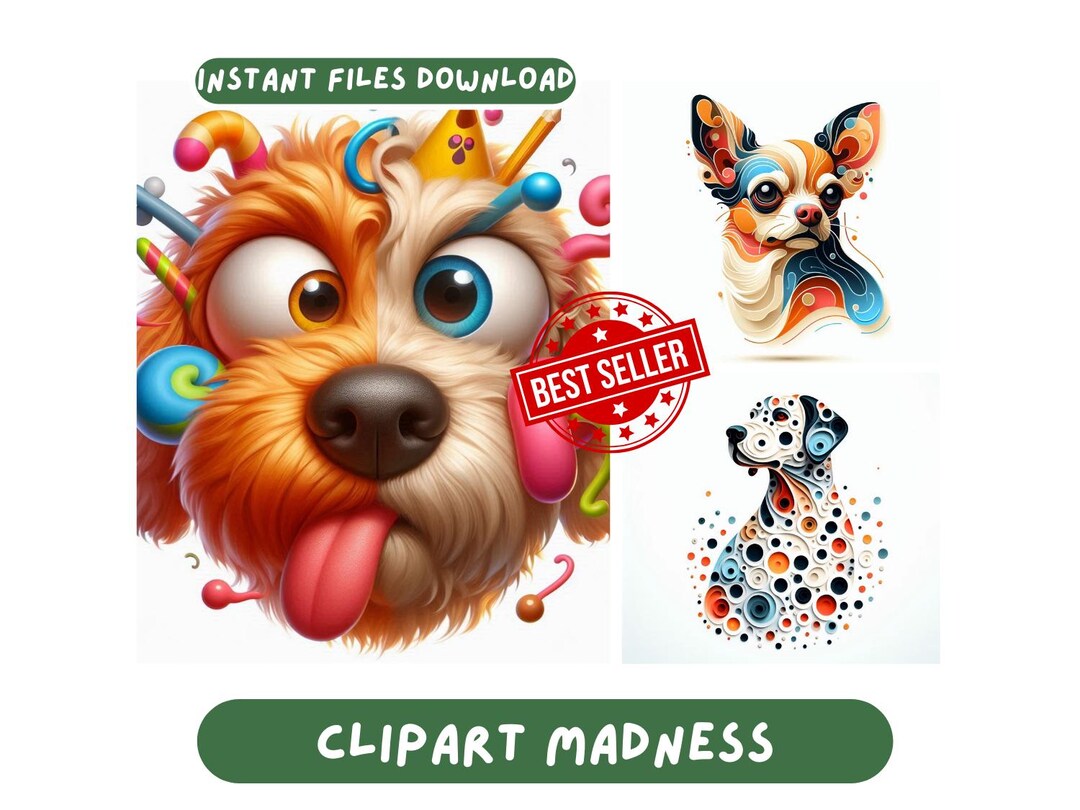 16 Doddle Dood Clipart PNG Bundle, Doddle Printable Art Sublimation ...
