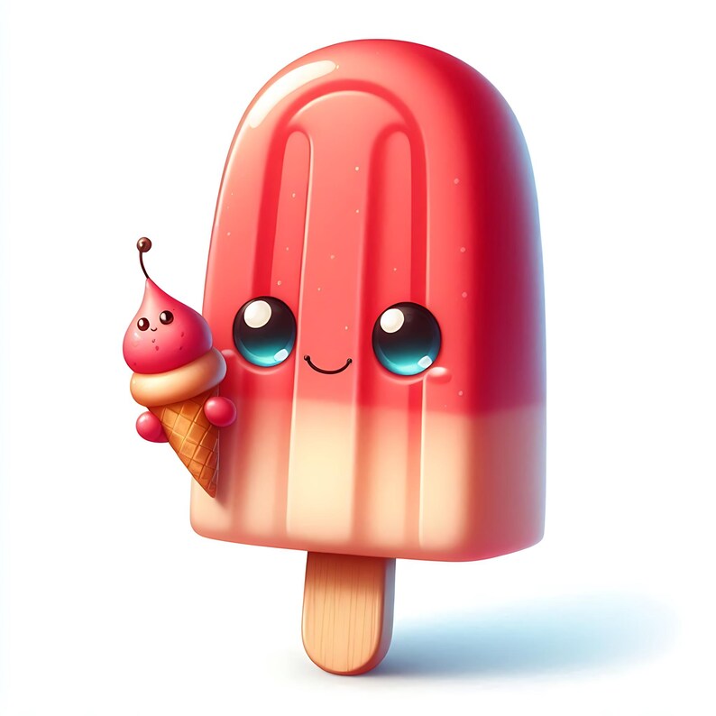 25 Popsicle Clipart PNG Set: Cute Popsicle PNG Summer Treats Popsicle ...