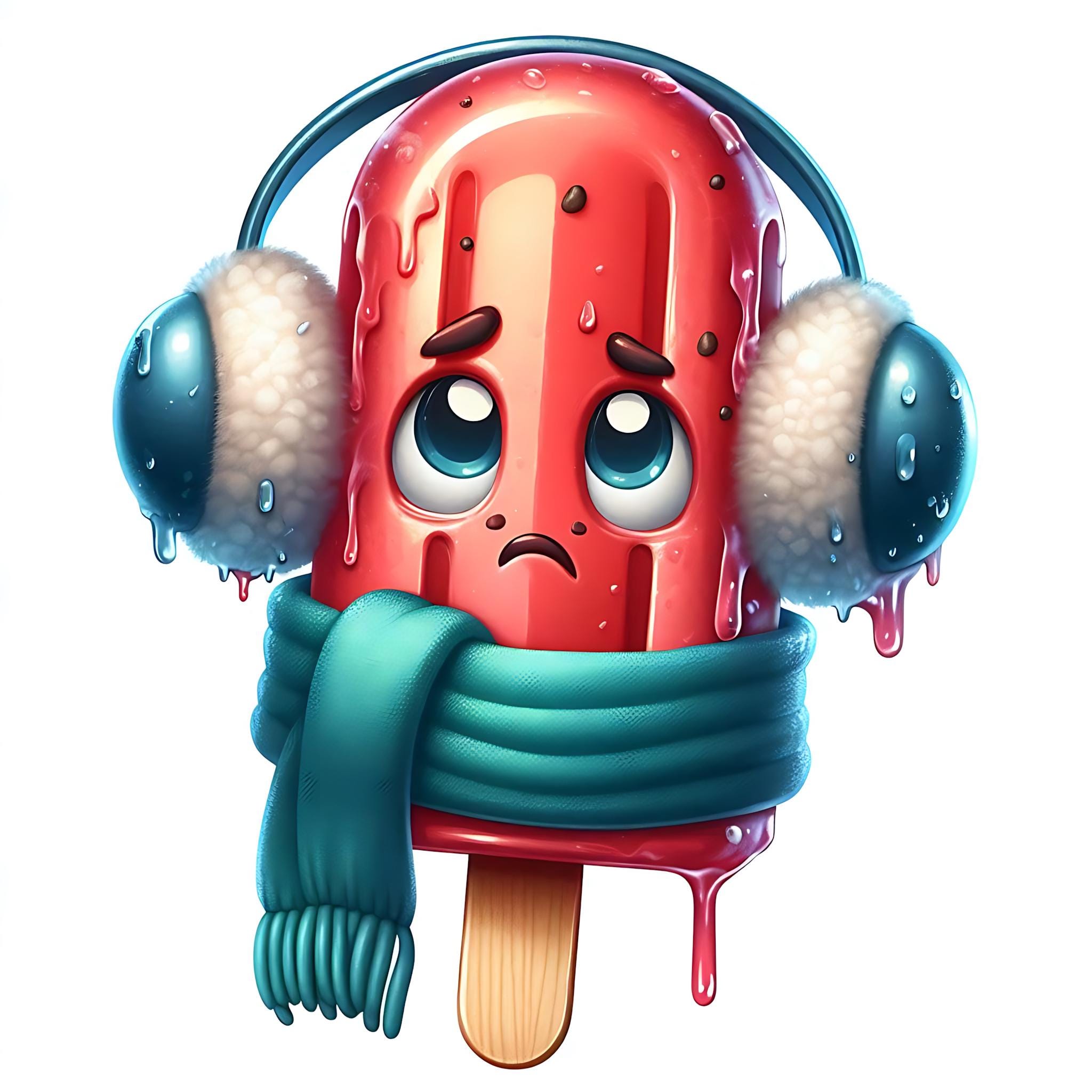 25 Popsicle Clipart PNG Set: Cute Popsicle PNG Summer Treats Popsicle ...