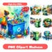 15 Cute Recycling Clipart PNG Set: Clipart Bundle Printable Recycling ...