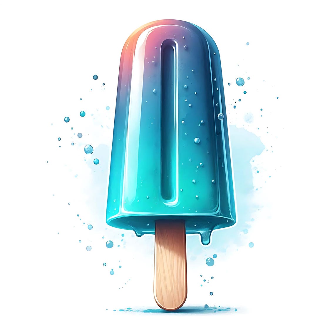 25 Popsicle Clipart PNG Set: Cute Popsicle PNG Summer Treats Popsicle ...