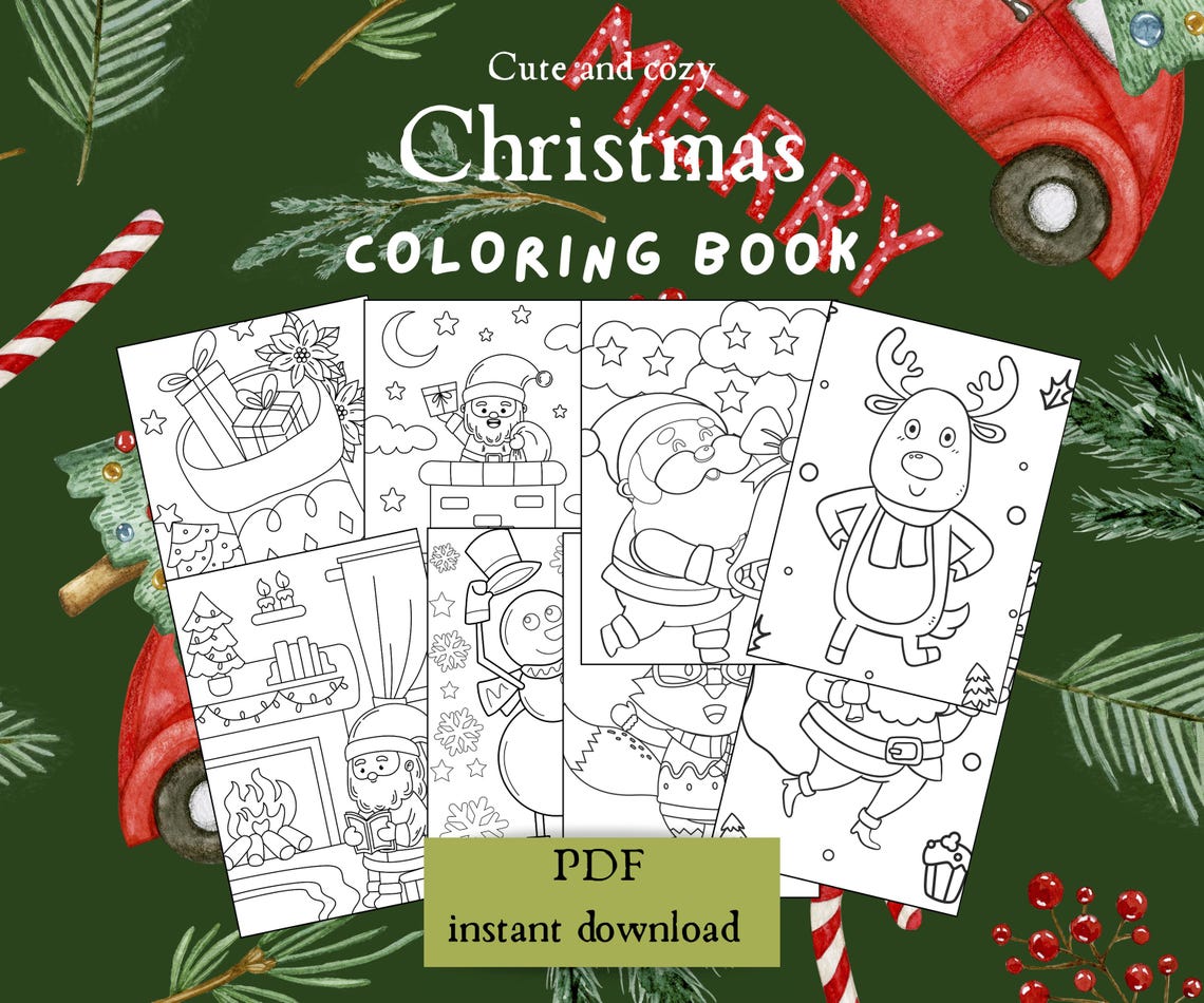 Coloring Pages - Christmas Printable Coloring Book & Sheets | Fun ...