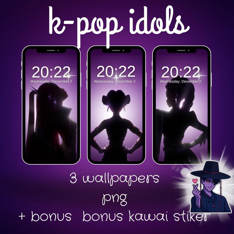 Kpop Demon Hunters Phone Wallpaper - Etsy