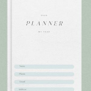 Printable Daily Planner,2025 Planner,daily Goal Planner, PDF File ...