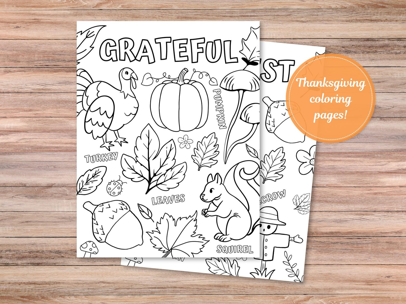 Thanksgiving Coloring Pages, Grateful, Thankful, Thanksgiving, Harvest ...